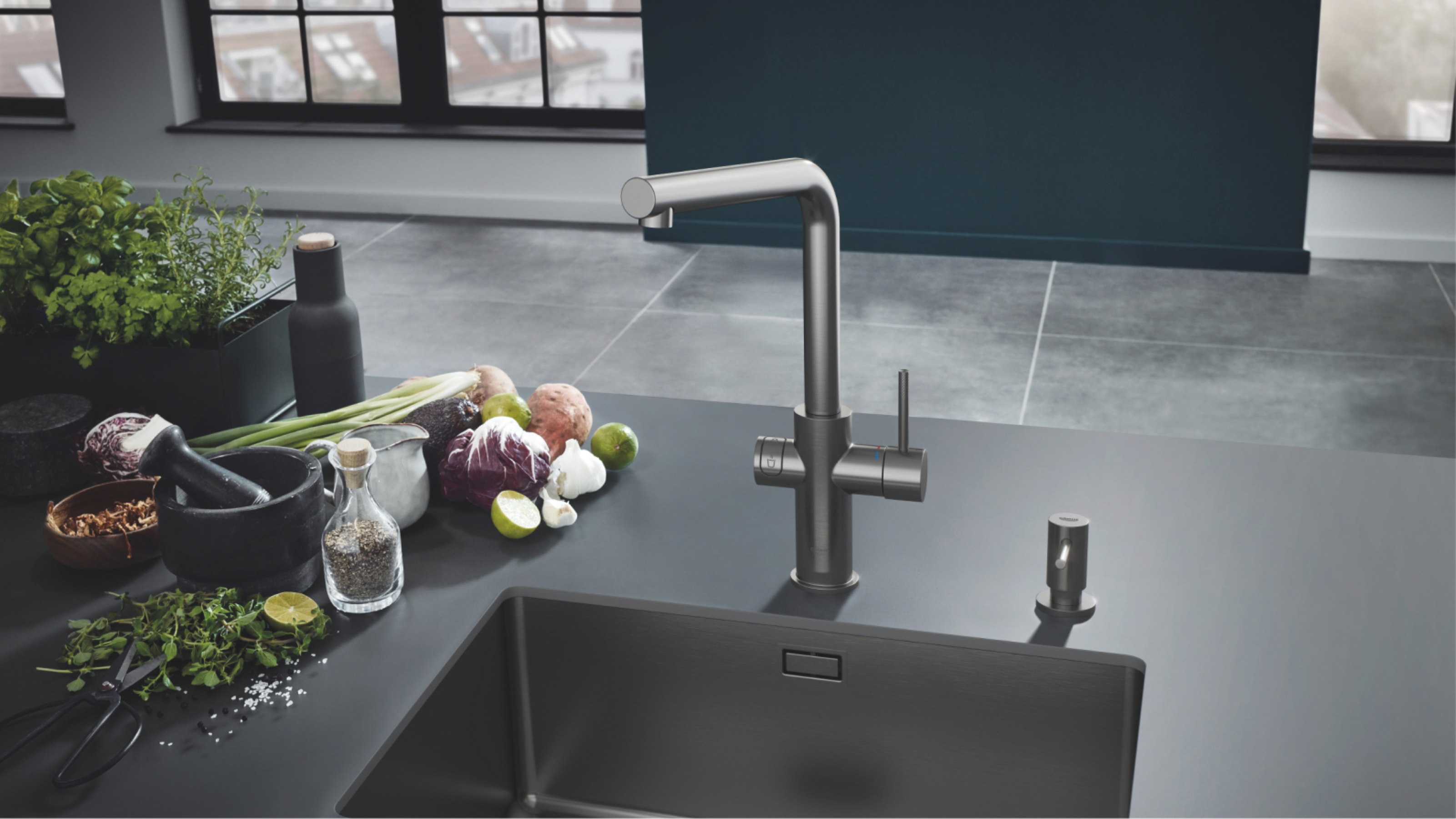 GROHE Blue Home - Une eau filtre, plate ou gazeuse